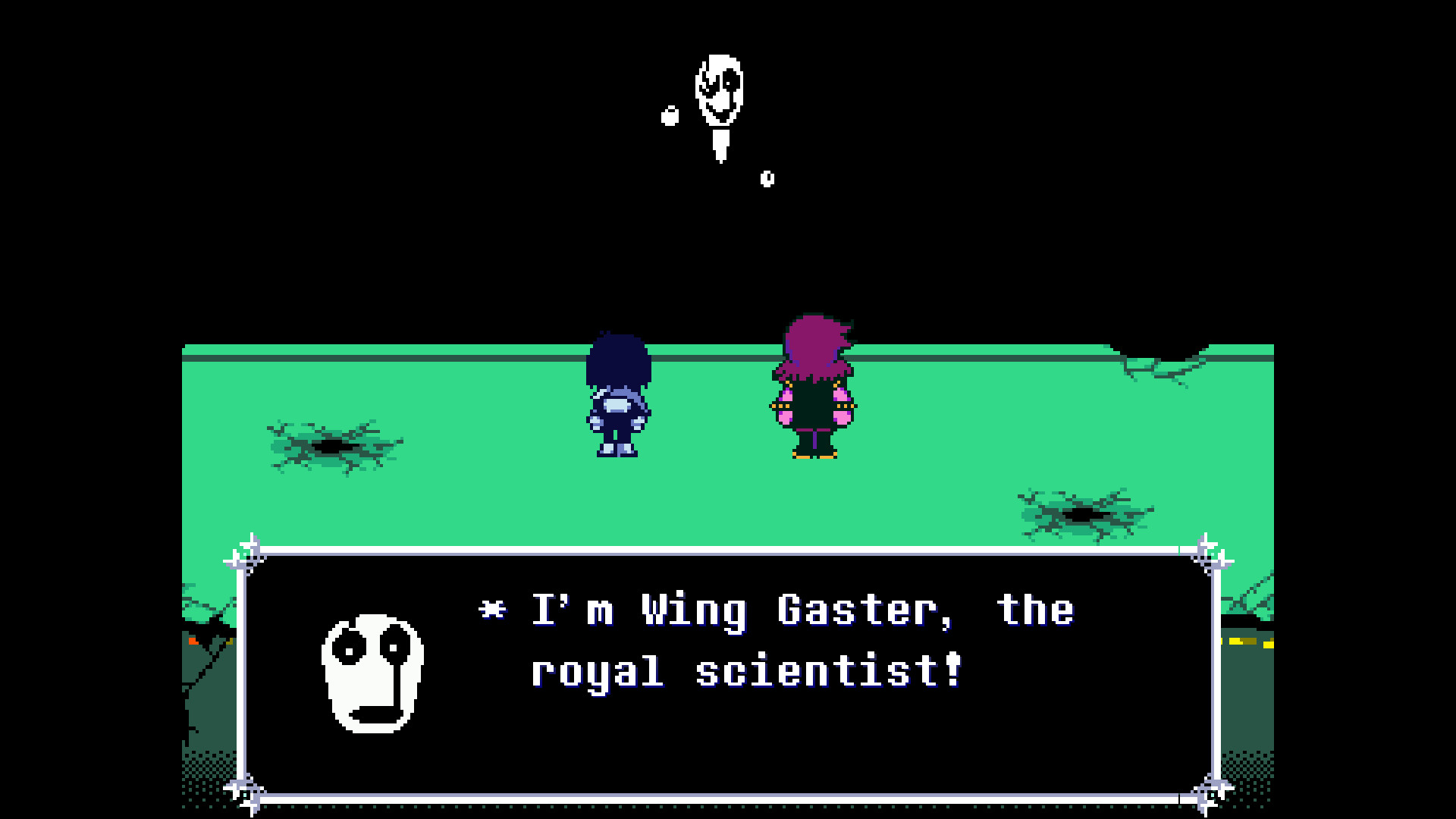 Wing Gaster over Queen Mod for Deltarune | DR Mods
