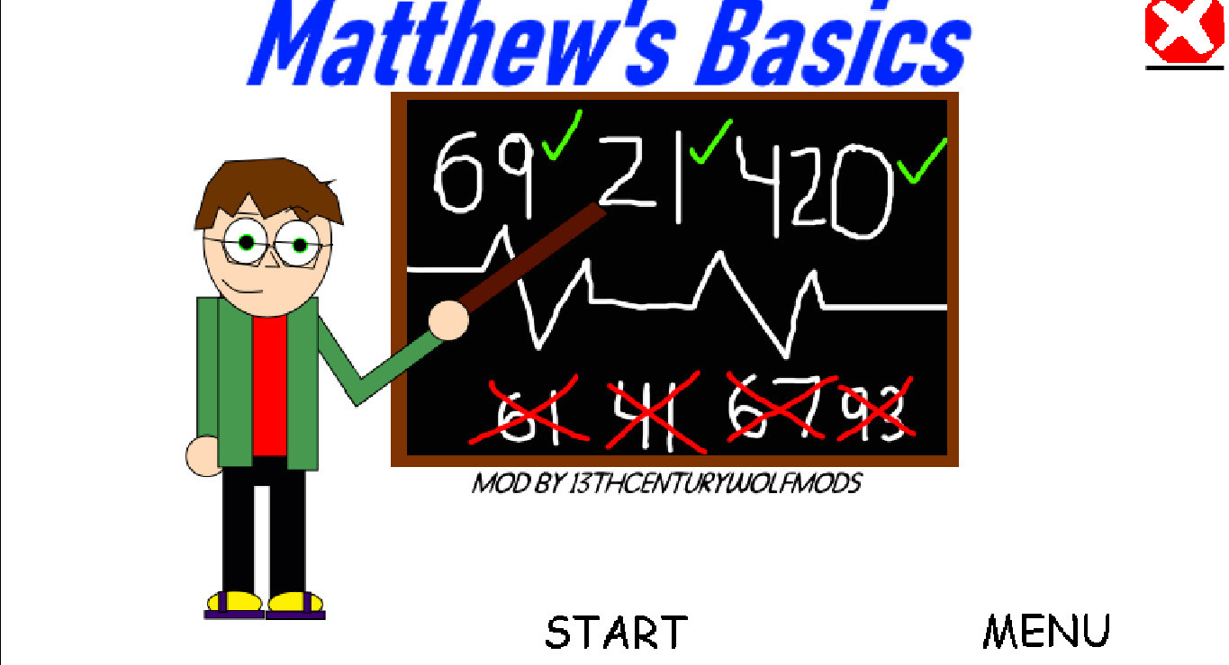 Matthew's Basics (1.1) Mod for Baldi's Basics | Baldi Mods
