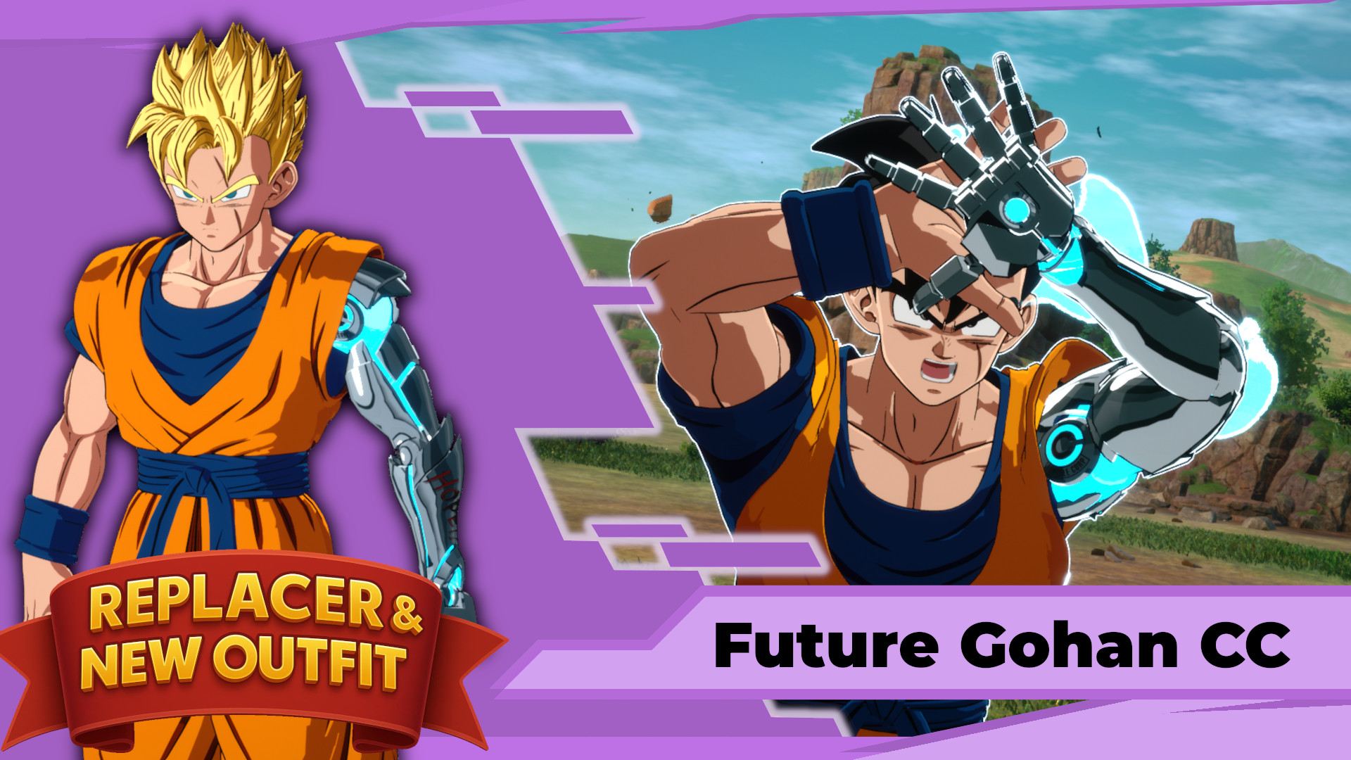 Future Gohan Capsule Corp (Replacer) Mod for Dragon Ball: Sparking ...