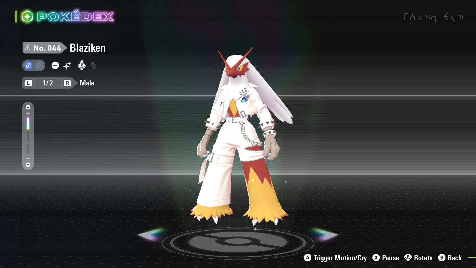 Punk Style Blaziken Mod for Pokémon Legends: Z-A | Pokemon ZA Mods