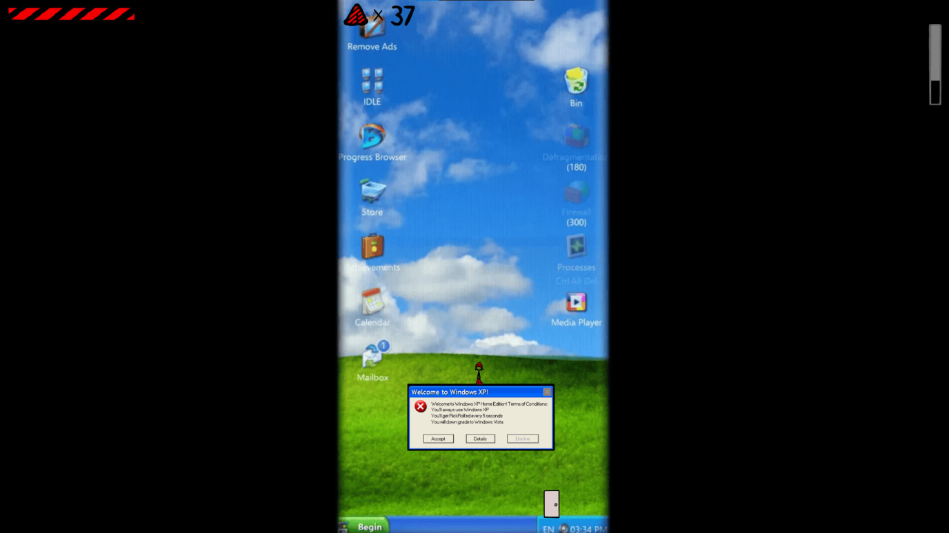 Windows XP and XB Mod for Super Fancy Pants Adventure | SFPA Mods