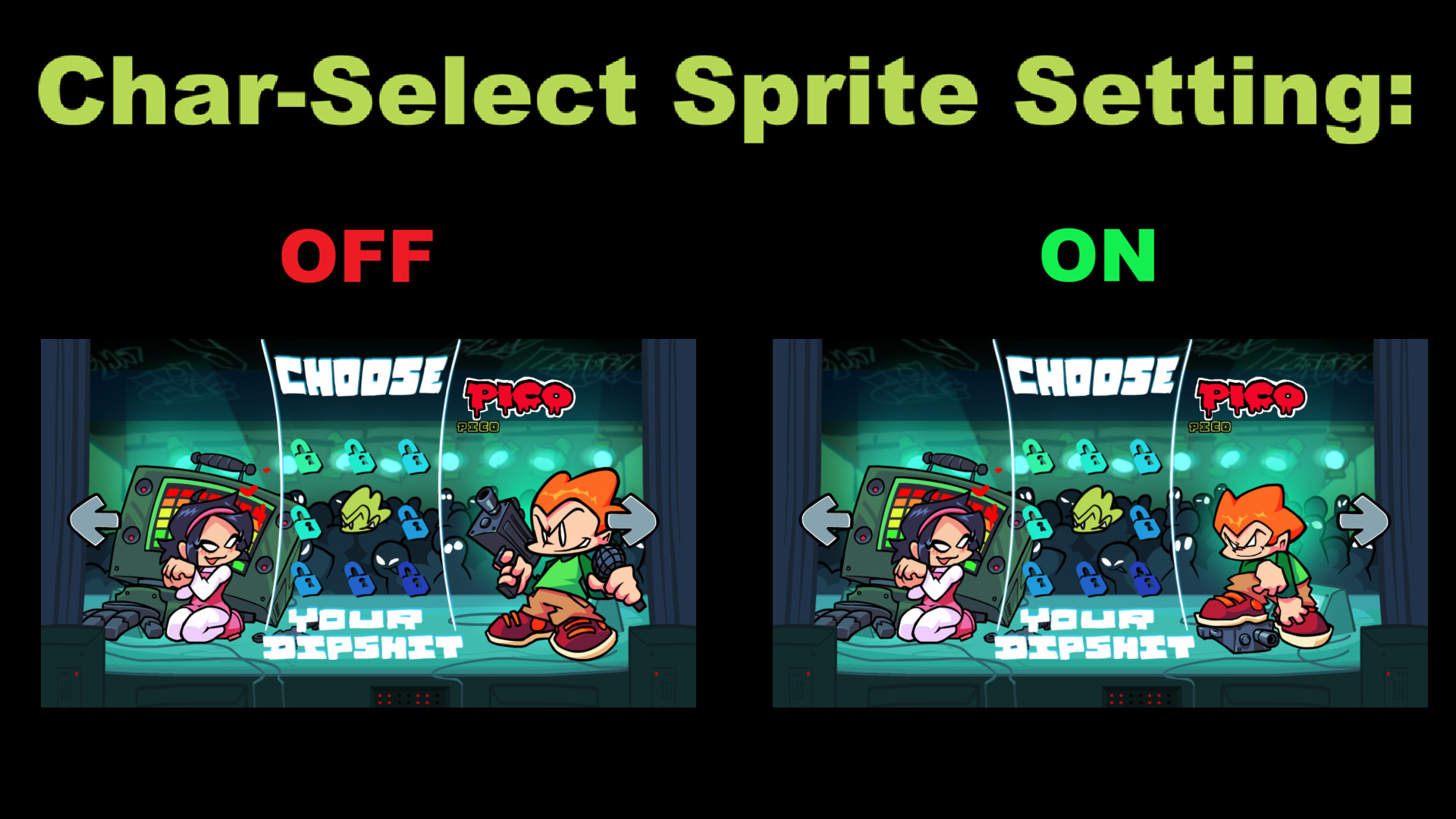VSlice Char-Select Screen Recreation for Psych 7.3 Mod for Friday Night ...