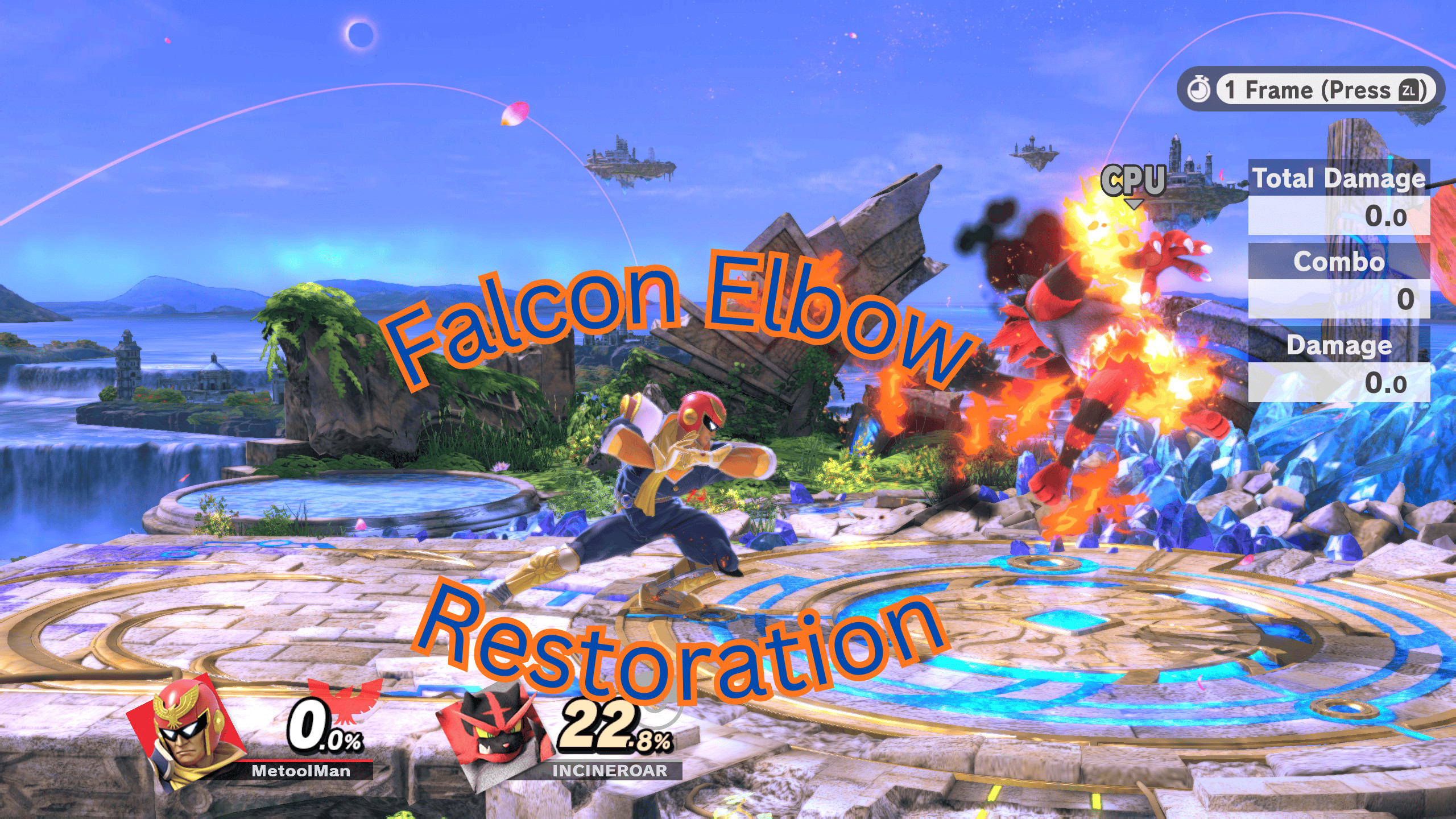 Falcon Elbow Restoration Mod for Super Smash Bros. Ultimate | SSBU Mods