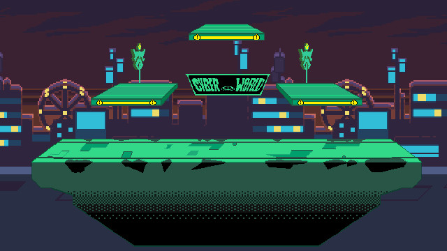 Spamton's Stage/Cyber Field's Stage Mod for Super Smash Flash 2 | SSF2 Mods
