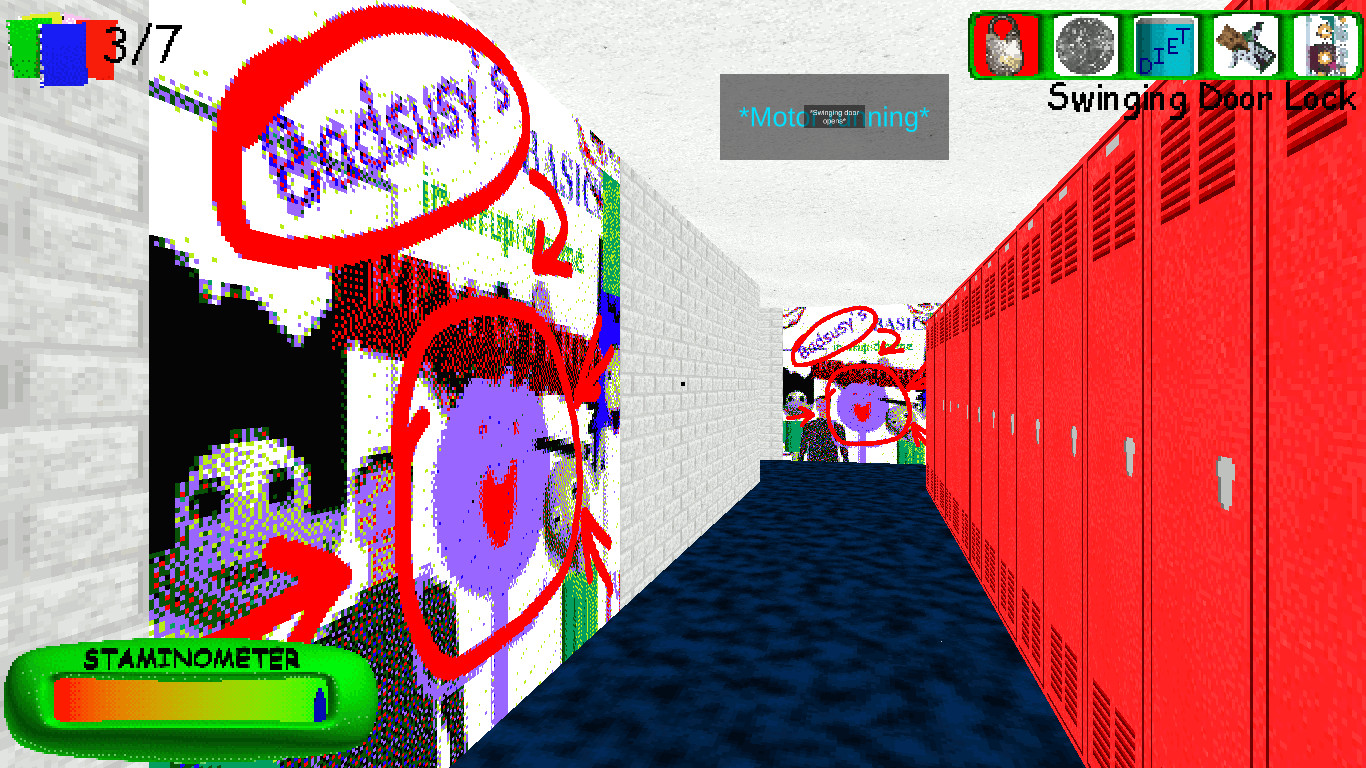 (0.13x) L-Graded Posters Mod for Baldi's Basics | Baldi Mods