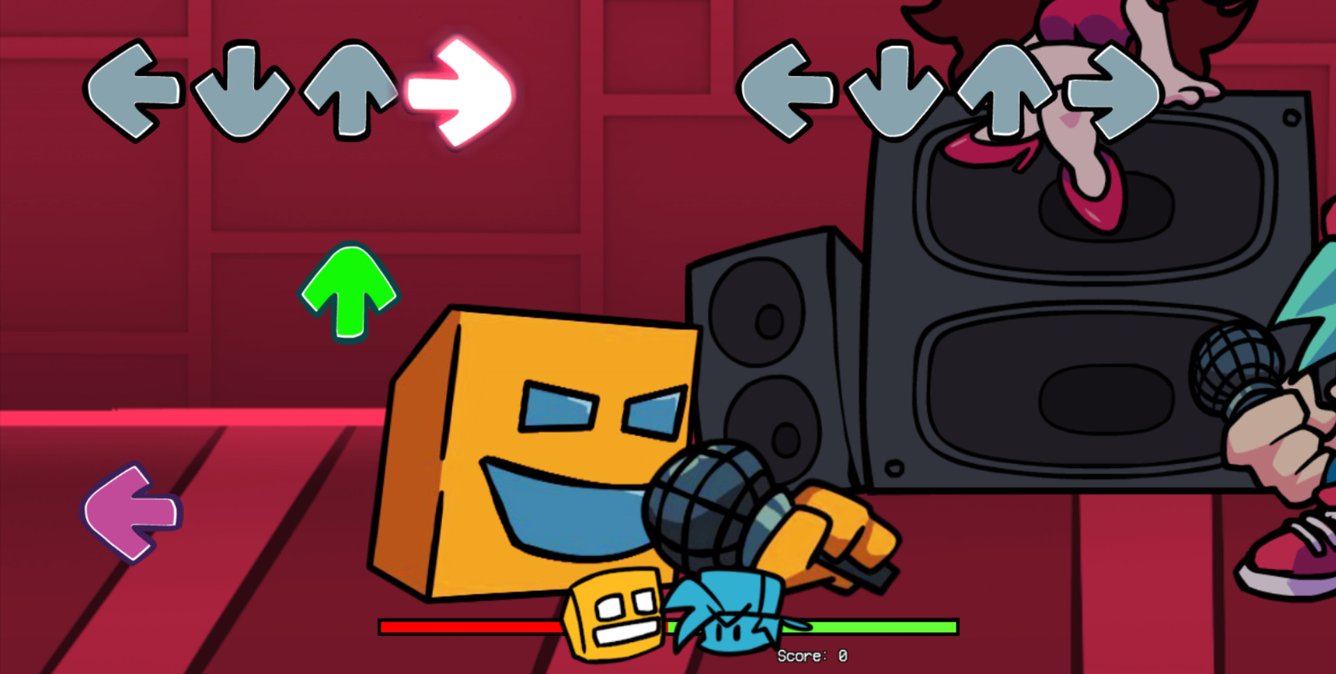 Vs. Geometry Dash [V-slice] Mod for Friday Night Funkin' | FNF Mods