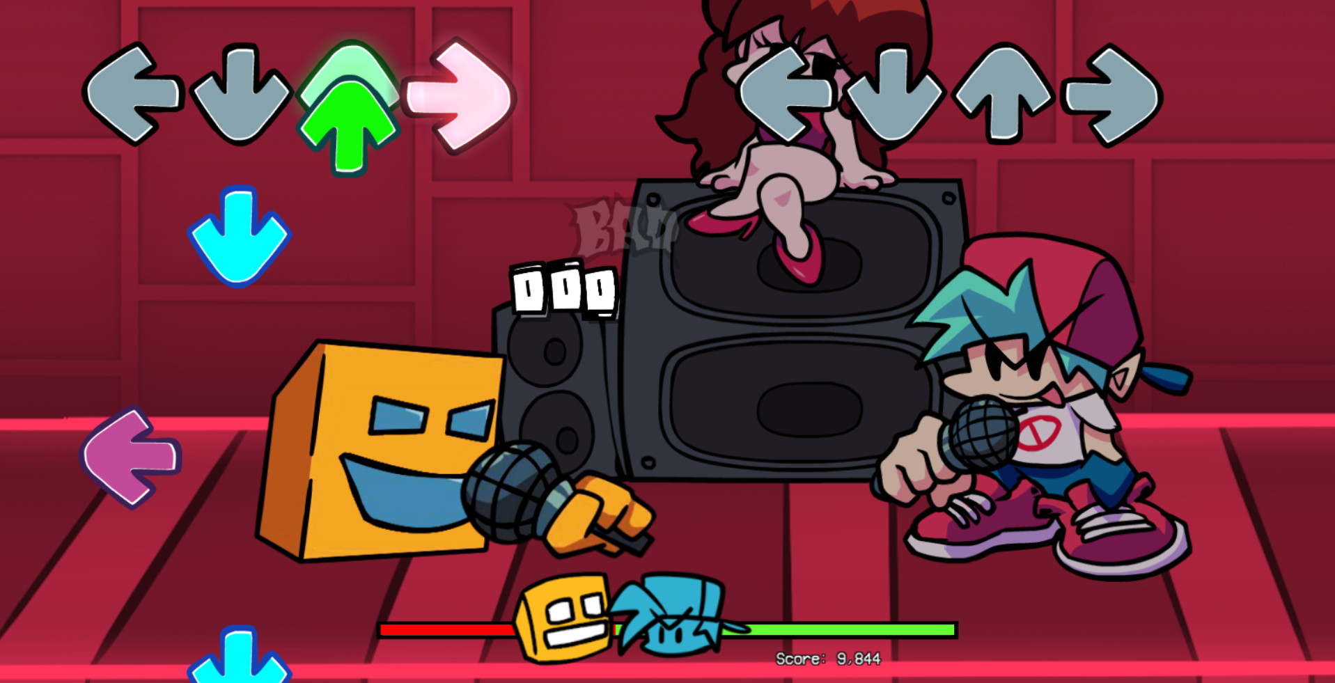 Vs. Geometry Dash [V-slice] Mod for Friday Night Funkin' | FNF Mods