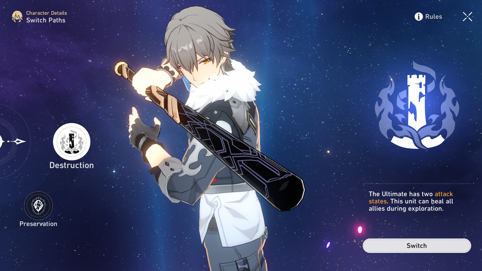 Caelus with Lancer's drip Mod for Honkai Star Rail | HSR Mods
