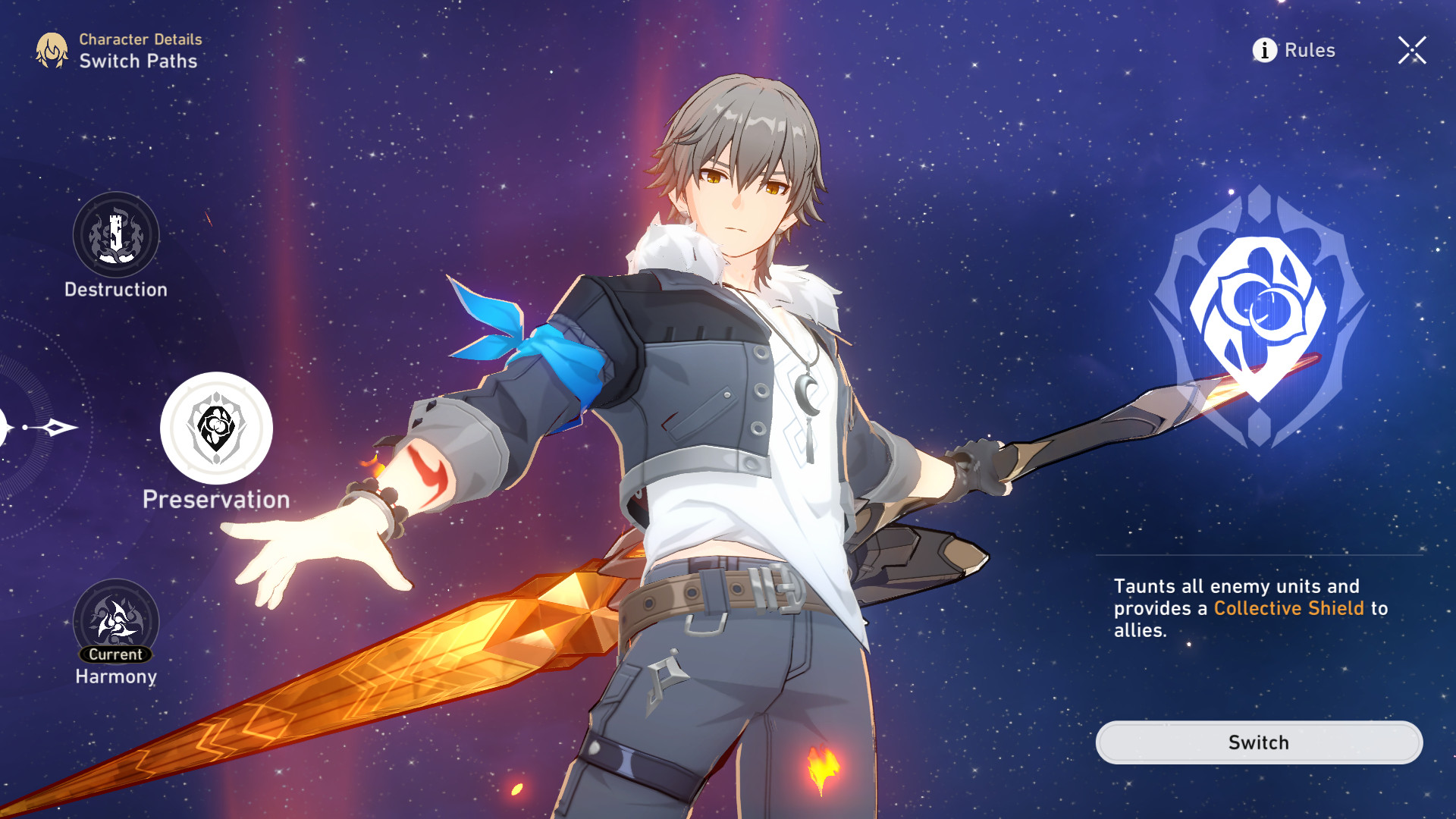 Caelus with Lancer's drip Mod for Honkai Star Rail | HSR Mods