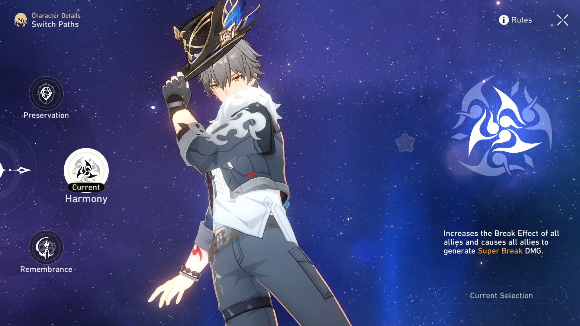Caelus with Lancer's drip Mod for Honkai Star Rail | HSR Mods