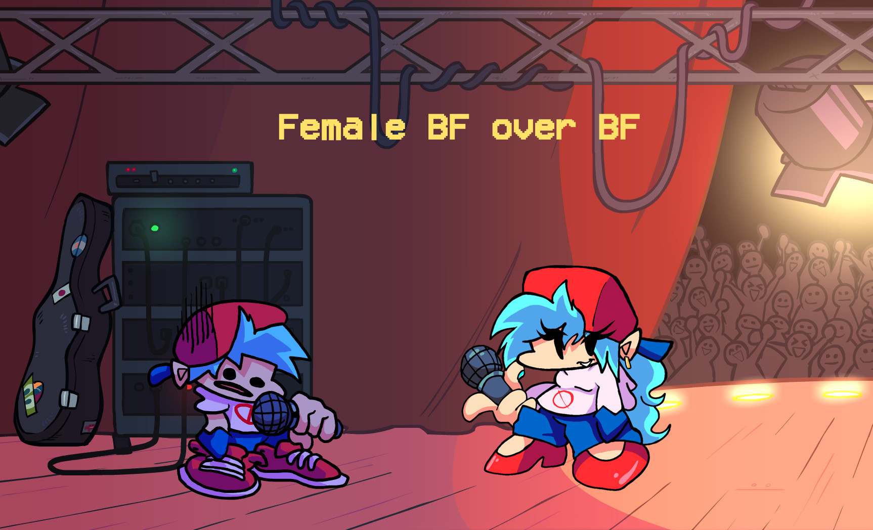 Yet Another Female Boyfriend Mod Mod for Friday Night Funkin' | FNF Mods