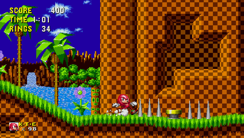 Sonic The Hedgehog / CD Styled Knuckles (S1 2013) Mod for Sonic the ...
