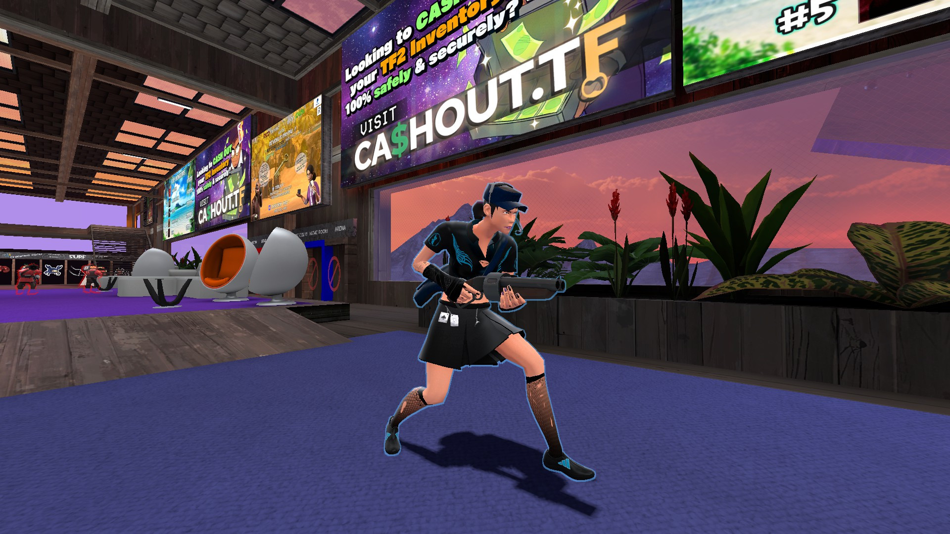 Altushka TF2 (ALt-girl, Goth GF FemScout) Mod for Team Fortress 2 | TF2 ...