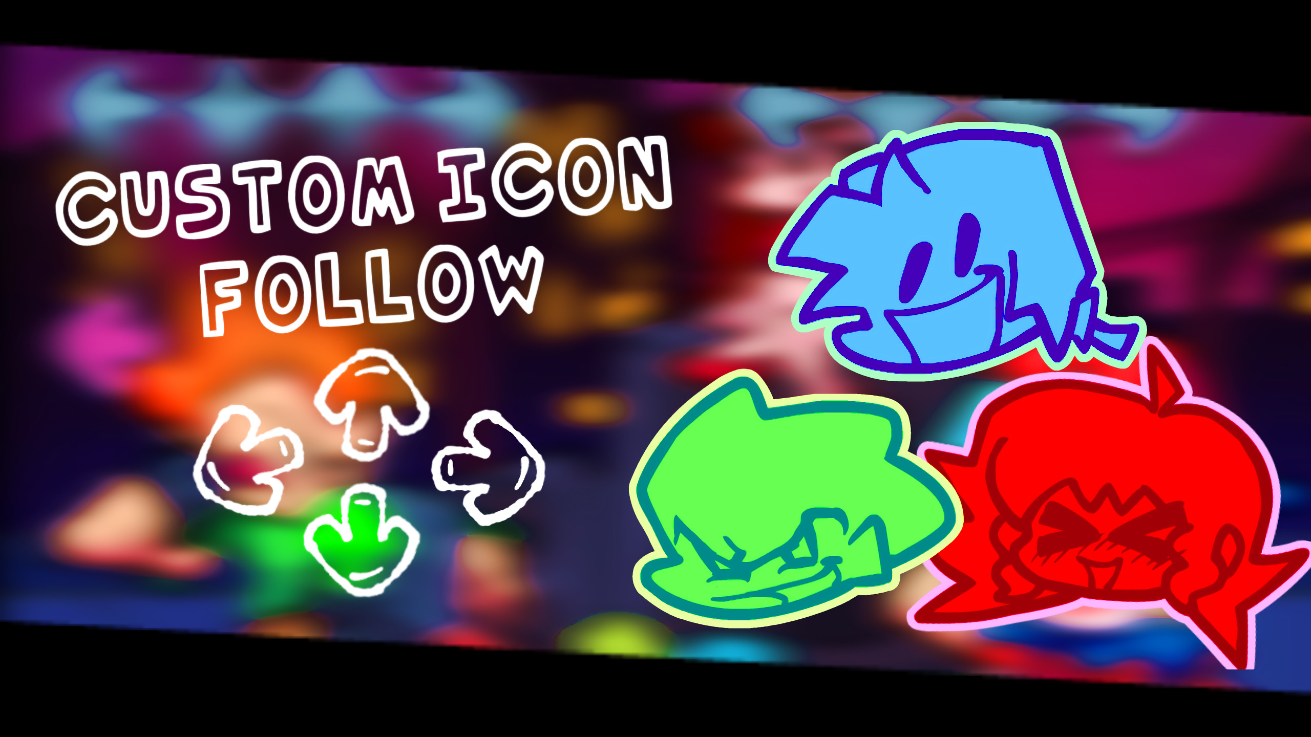 Custom Icon Follow FOR PSYCH ENGINE Mod for Friday Night Funkin' | FNF Mods