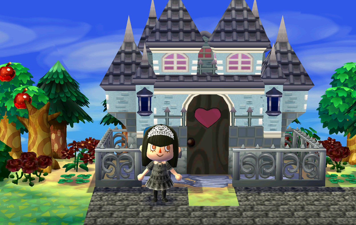 Lilith's Gothic Heart Castle Door ♡ Mod for Animal Crossing: New Leaf ...
