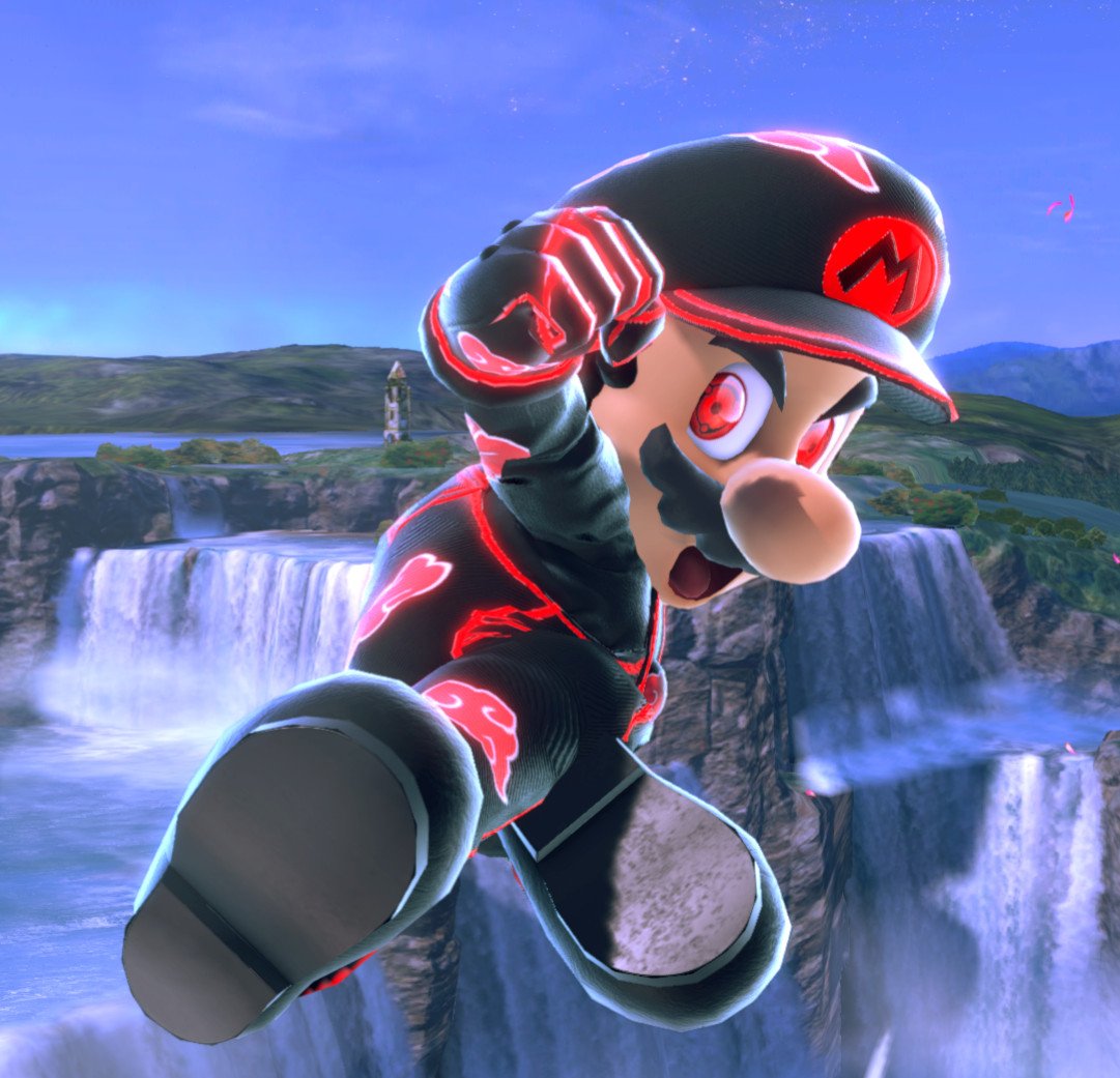 Mario - Akatsuki outfit Mod for Super Smash Bros. Ultimate | SSBU Mods