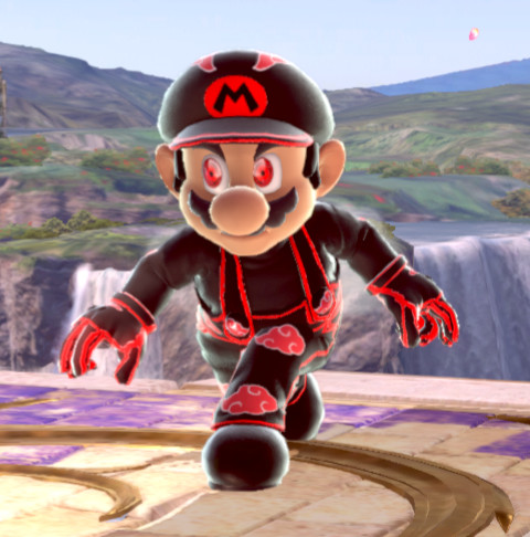 Mario - Akatsuki outfit Mod for Super Smash Bros. Ultimate | SSBU Mods