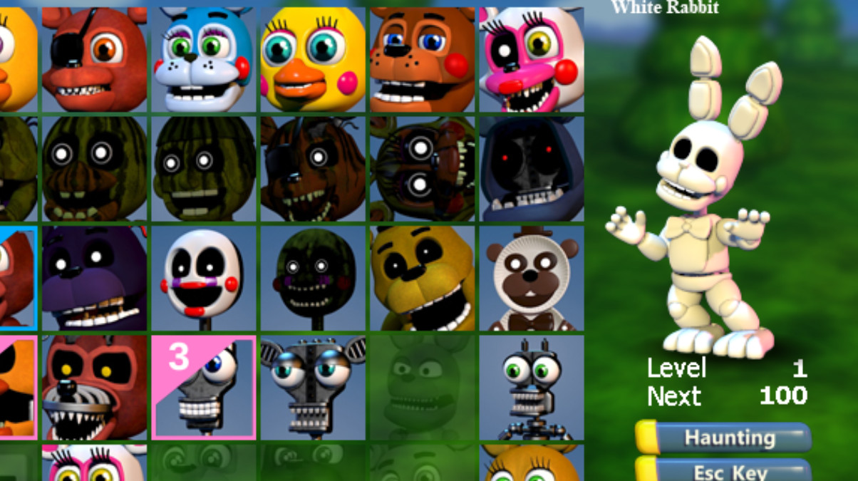 White Rabbit [FWMod] Mod for Five Nights at Freddy's World | FNaF World ...