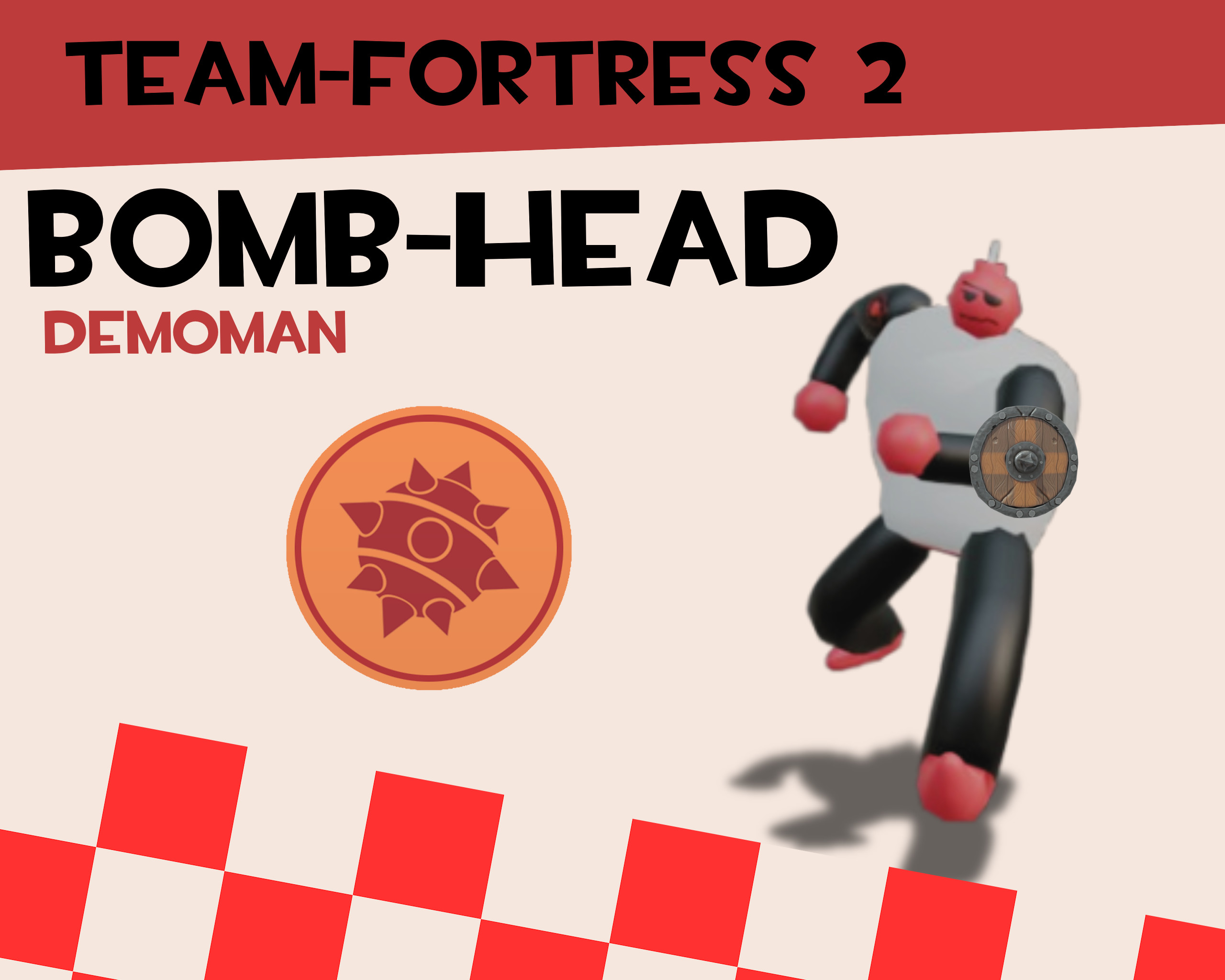 Bomb-head Demoman Mod for Team Fortress 2 | TF2 Mods
