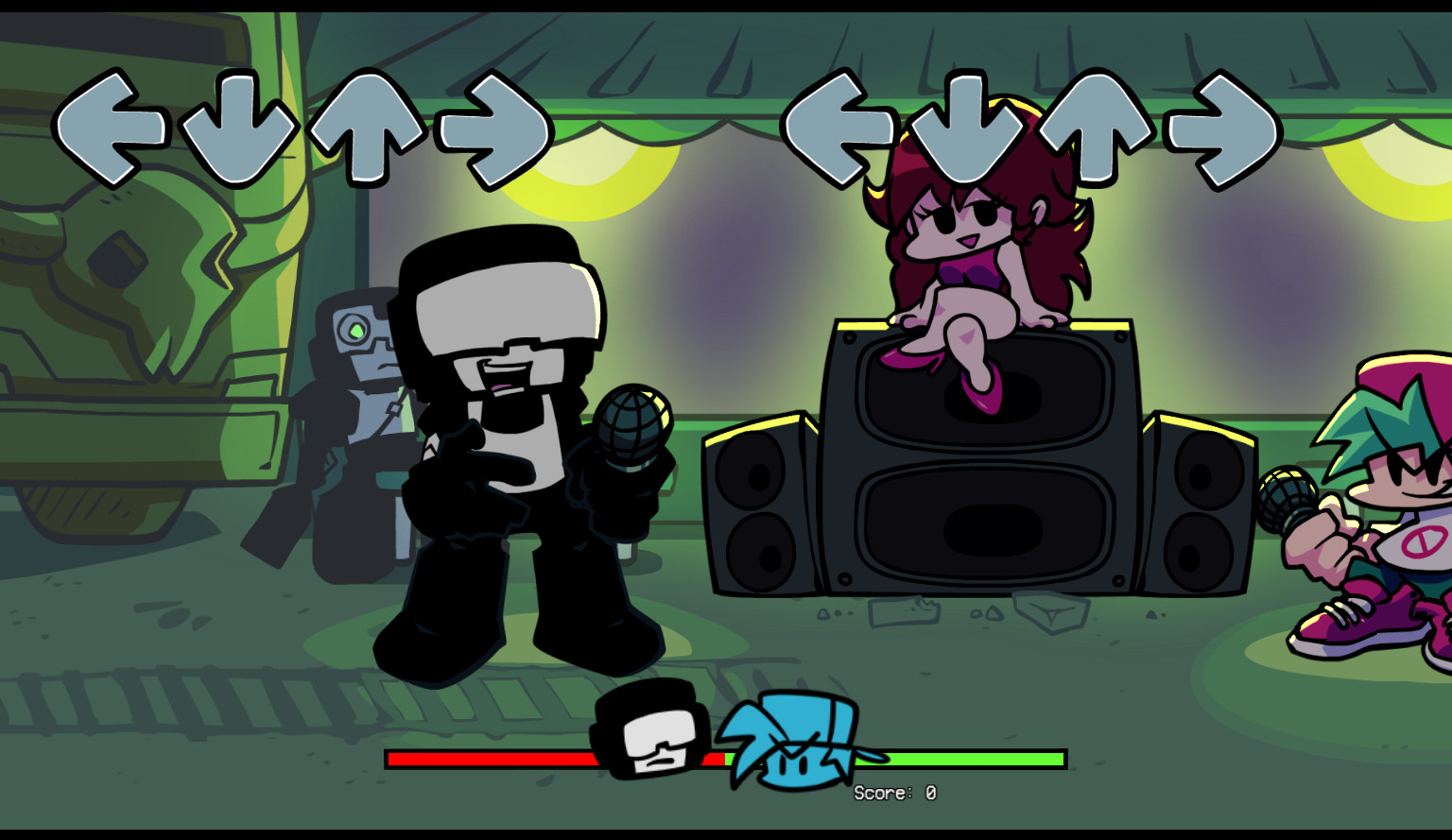 FNF: Guns Erect Charted Mod for Friday Night Funkin' | FNF Mods