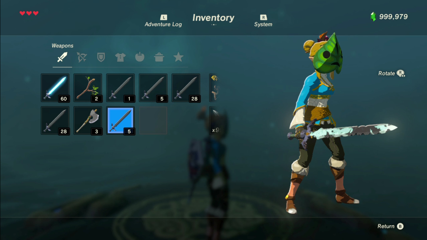 SWORD 56 AS A USABLE WEAPON MOD Mod for The Legend of Zelda: Breath of ...