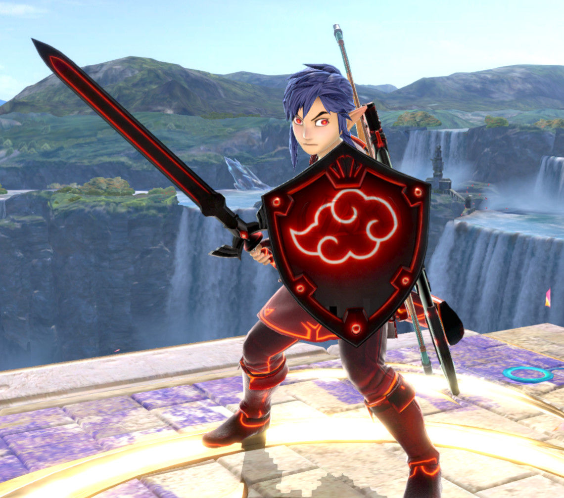 Link - Akatsuki Outfit Mod for Super Smash Bros. Ultimate | SSBU Mods
