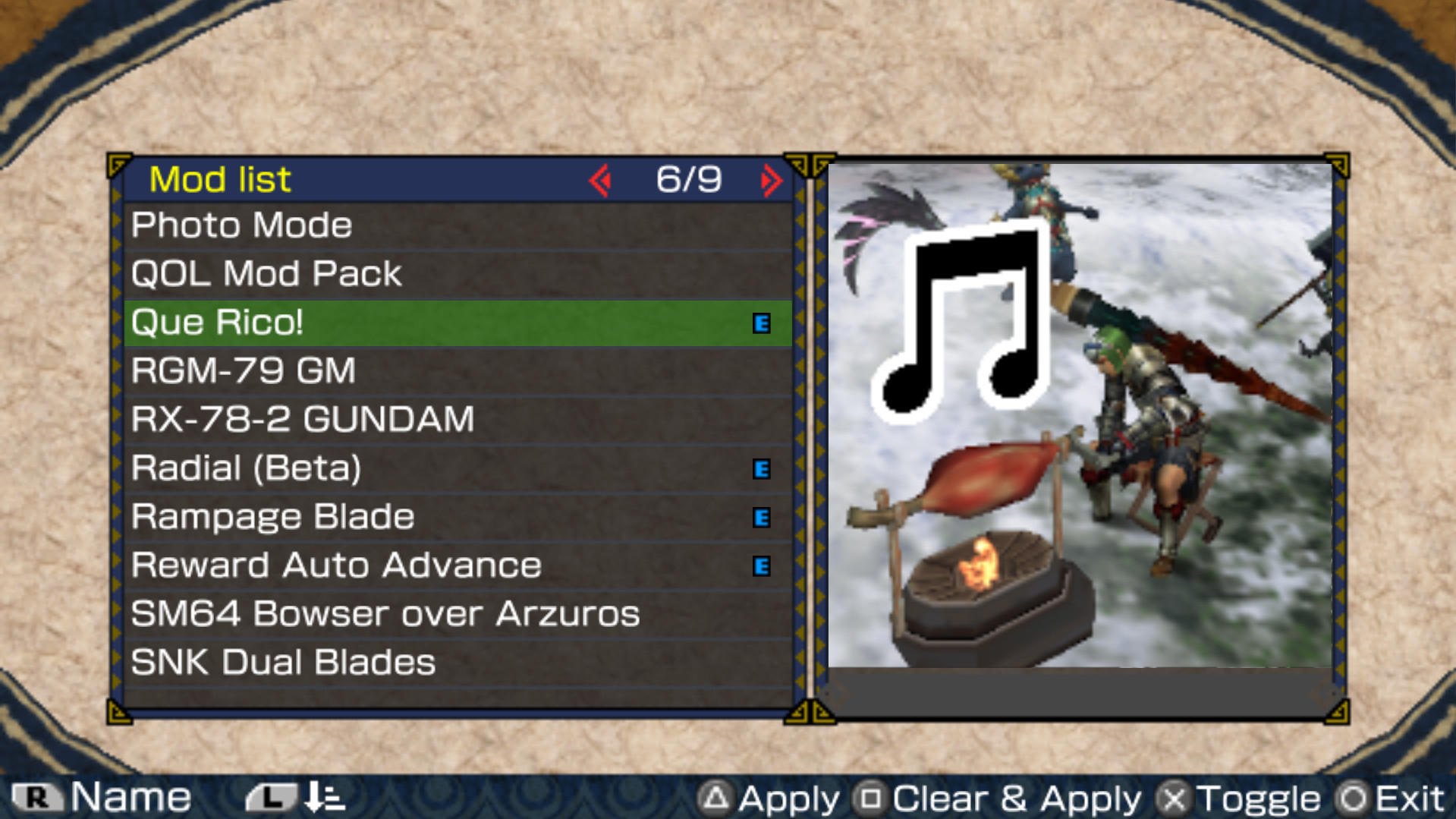 Que Rico! Mod for Monster Hunter Portable 3rd | MHP3rd Mods