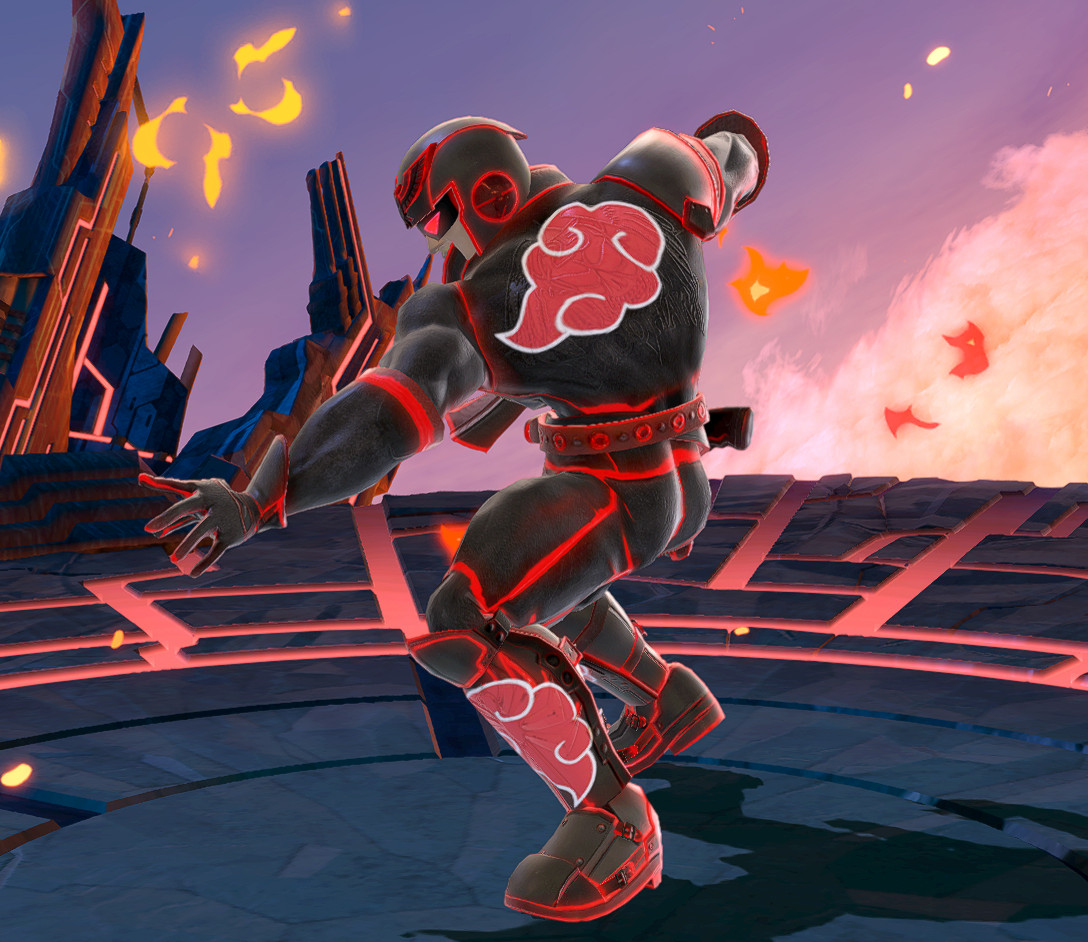 Captain Falcon - Akatsuki Outfit Mod for Super Smash Bros. Ultimate ...