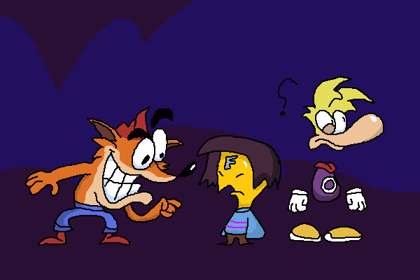 Crash reskin over frisk Mod for UNDERTALE | UT Mods