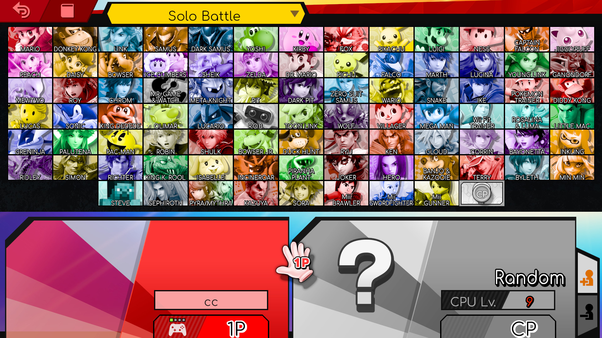 CC's CSS Icons Mod for Super Smash Bros. Ultimate | SSBU Mods