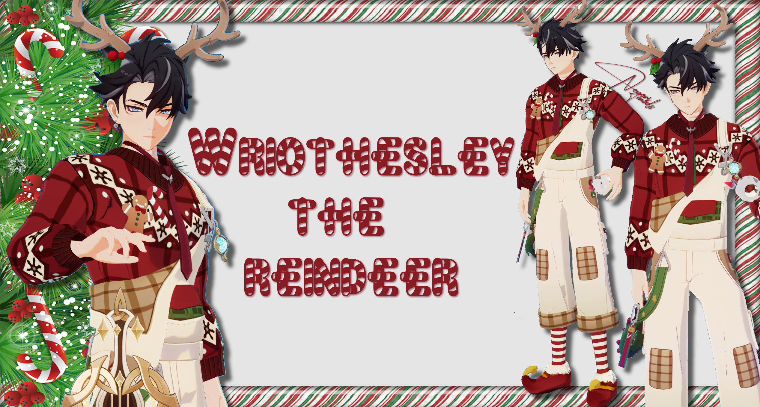 Wriothesley the Reindeer Mod for Genshin Impact | GI Mods