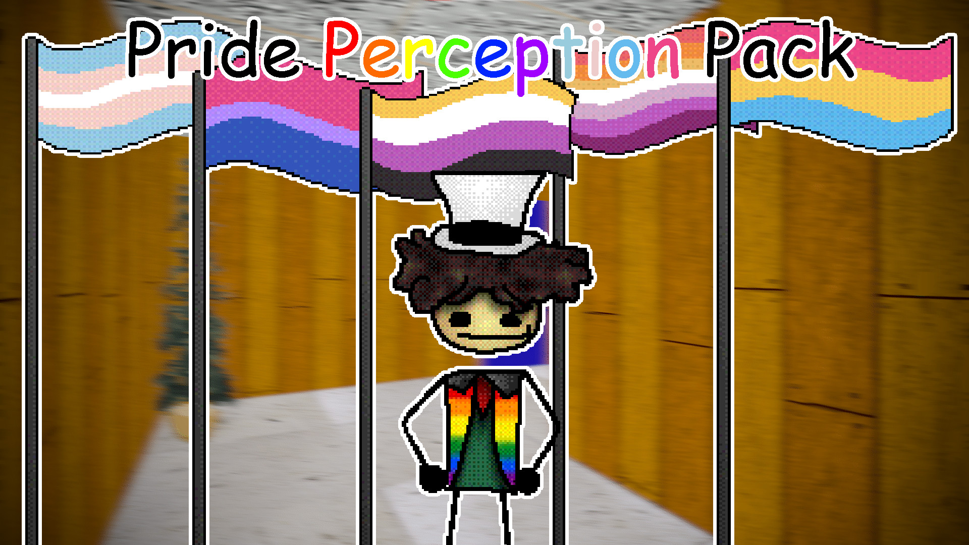 (0.14.X) Pride Perception Pack Mod for Baldi's Basics | Baldi Mods