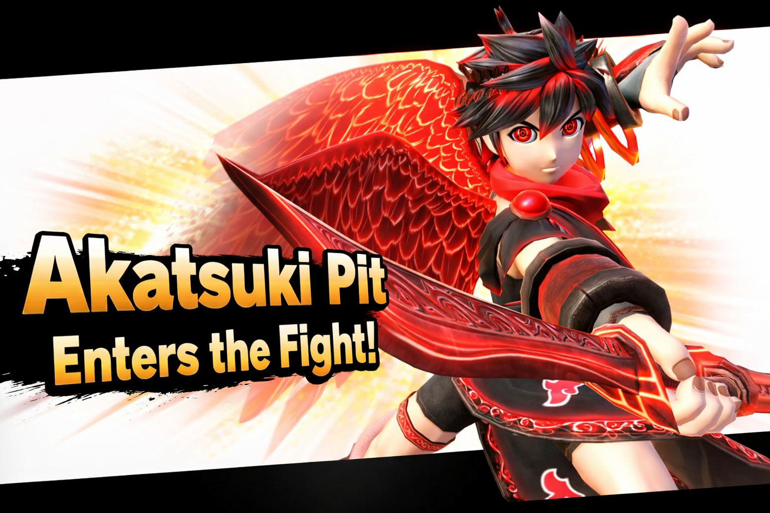 Pit - Akatsuki OutFit Mod for Super Smash Bros. Ultimate | SSBU Mods