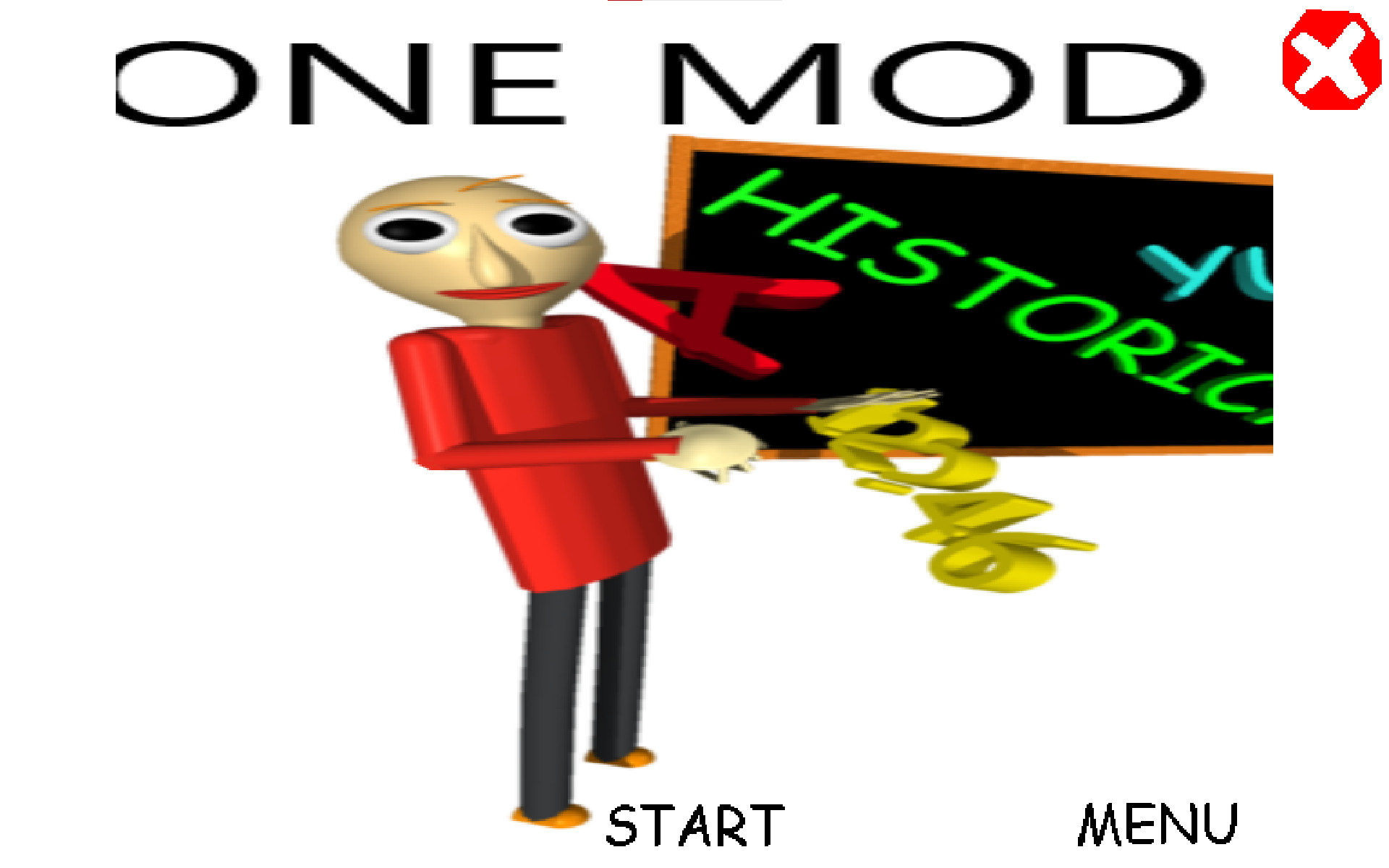 ONE 1 UNO Mod for Baldi's Basics | Baldi Mods