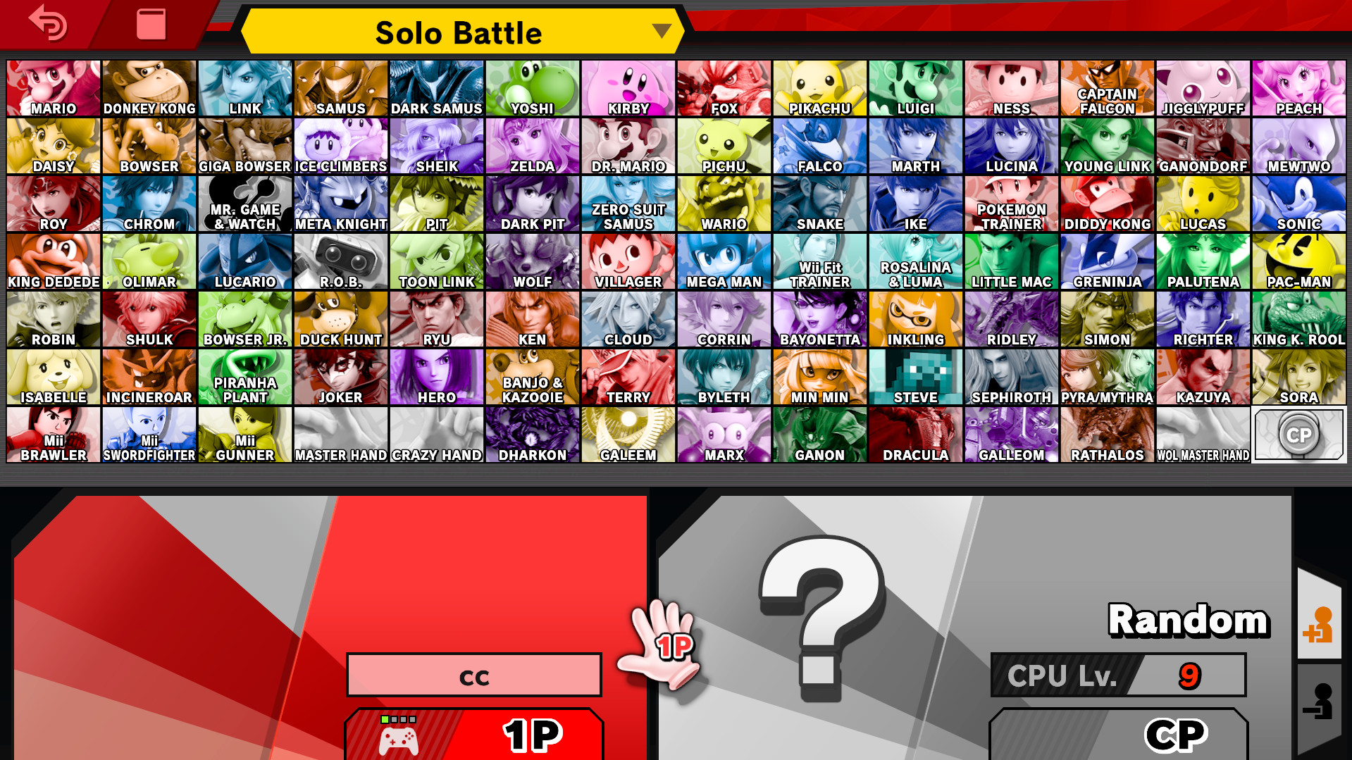 CC's CSS Icons Mod for Super Smash Bros. Ultimate | SSBU Mods