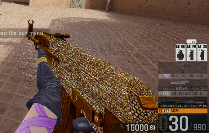 Diamond weapon skins [WIP] Mod for Counter-Strike: Online 2 | CSO2 Mods