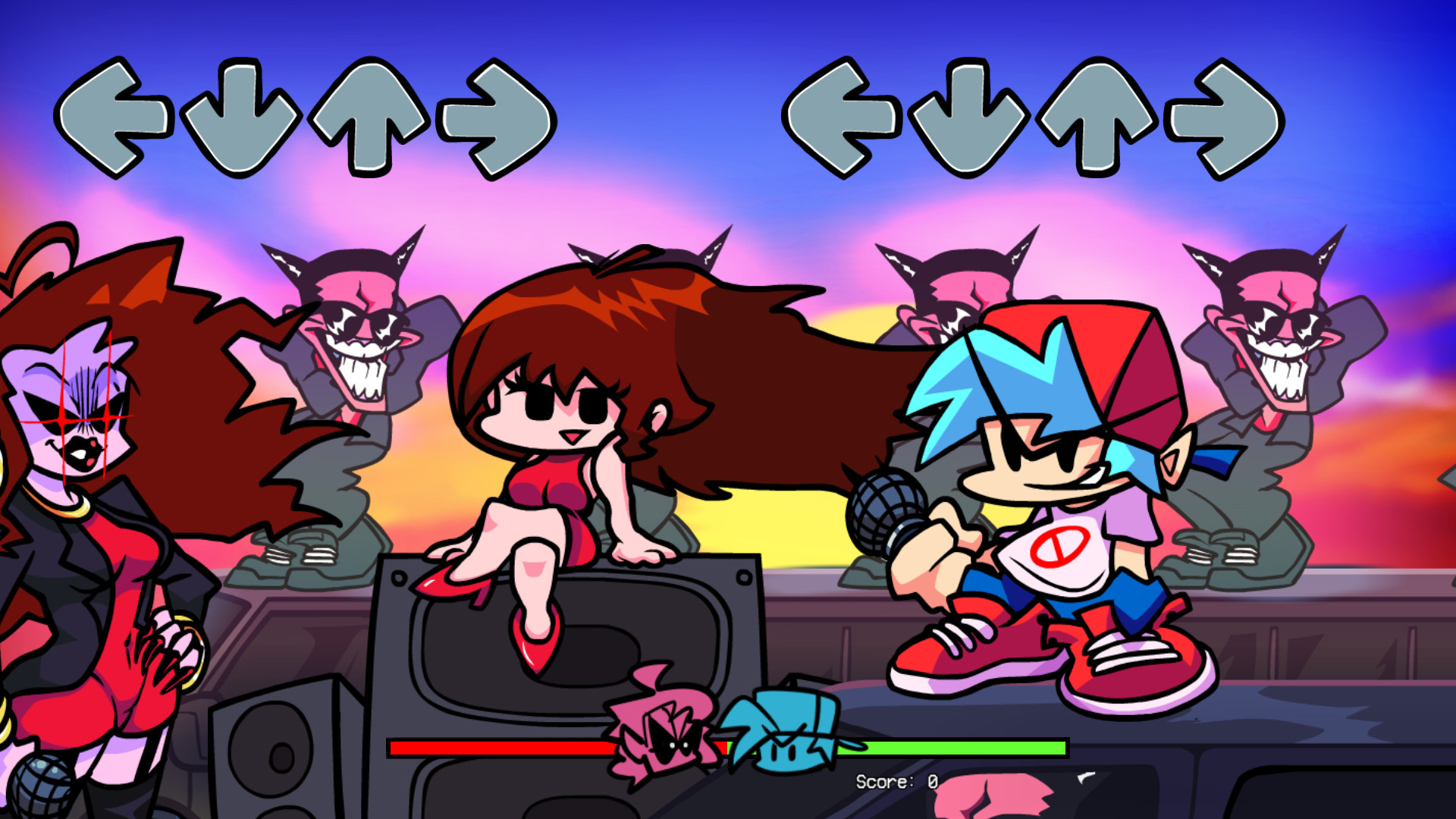 Redabs Stylized Girlfriend Mod For Friday Night Funkin Fnf Mods 7019