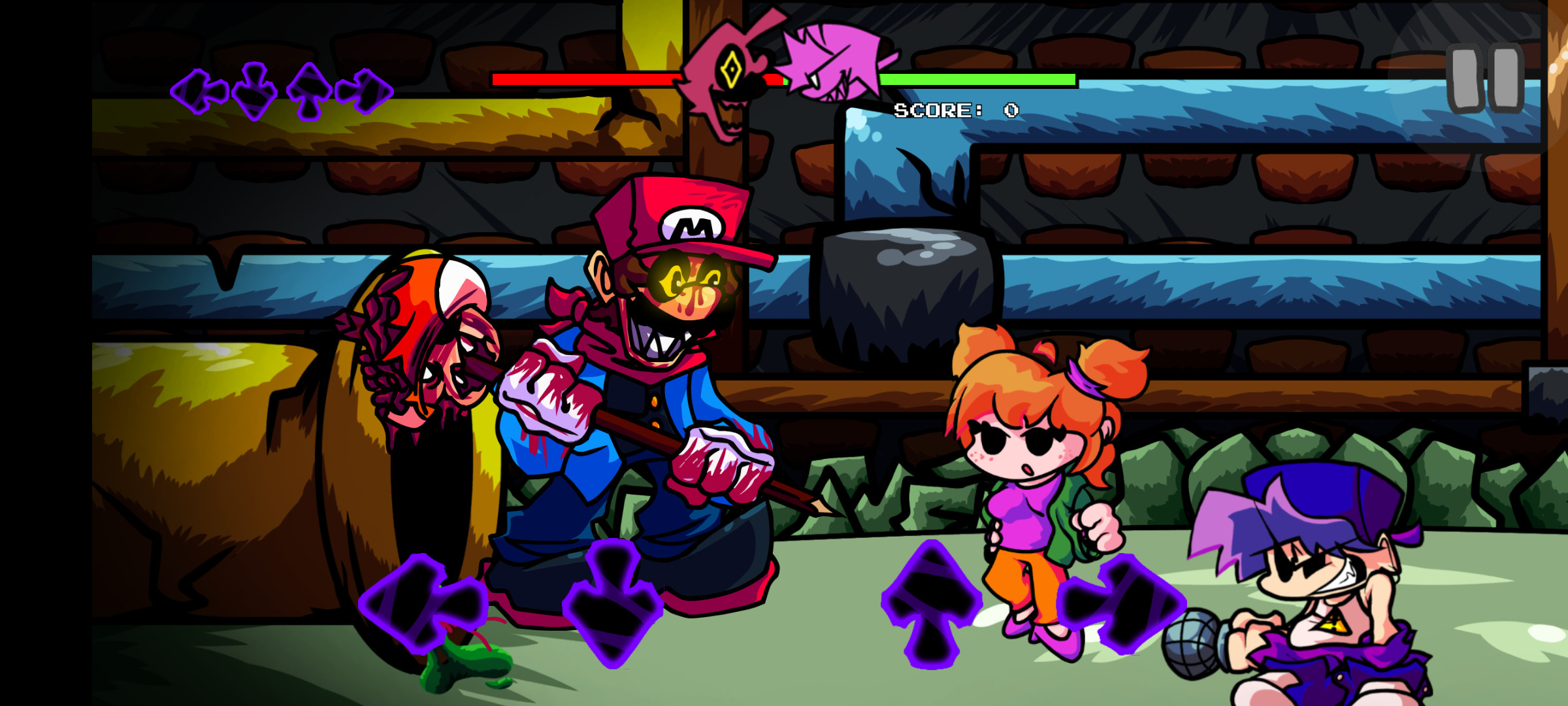 MARIOS MADNESS V2 D SIDES DEMO PORT Mod for Friday Night Funkin' | FNF Mods