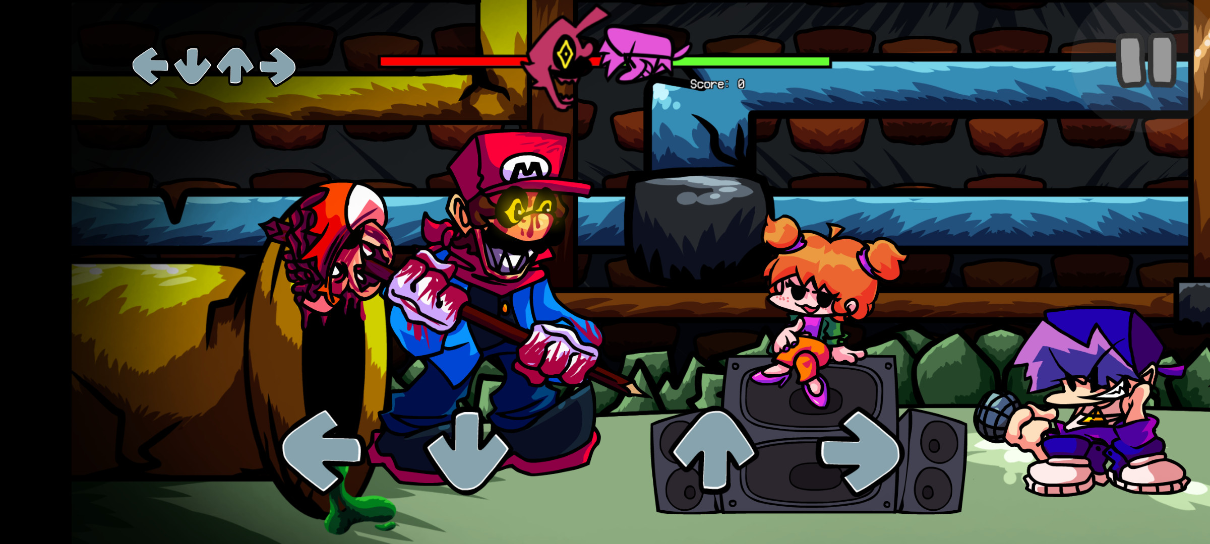 MARIOS MADNESS V2 D SIDES DEMO PORT Mod for Friday Night Funkin' | FNF Mods