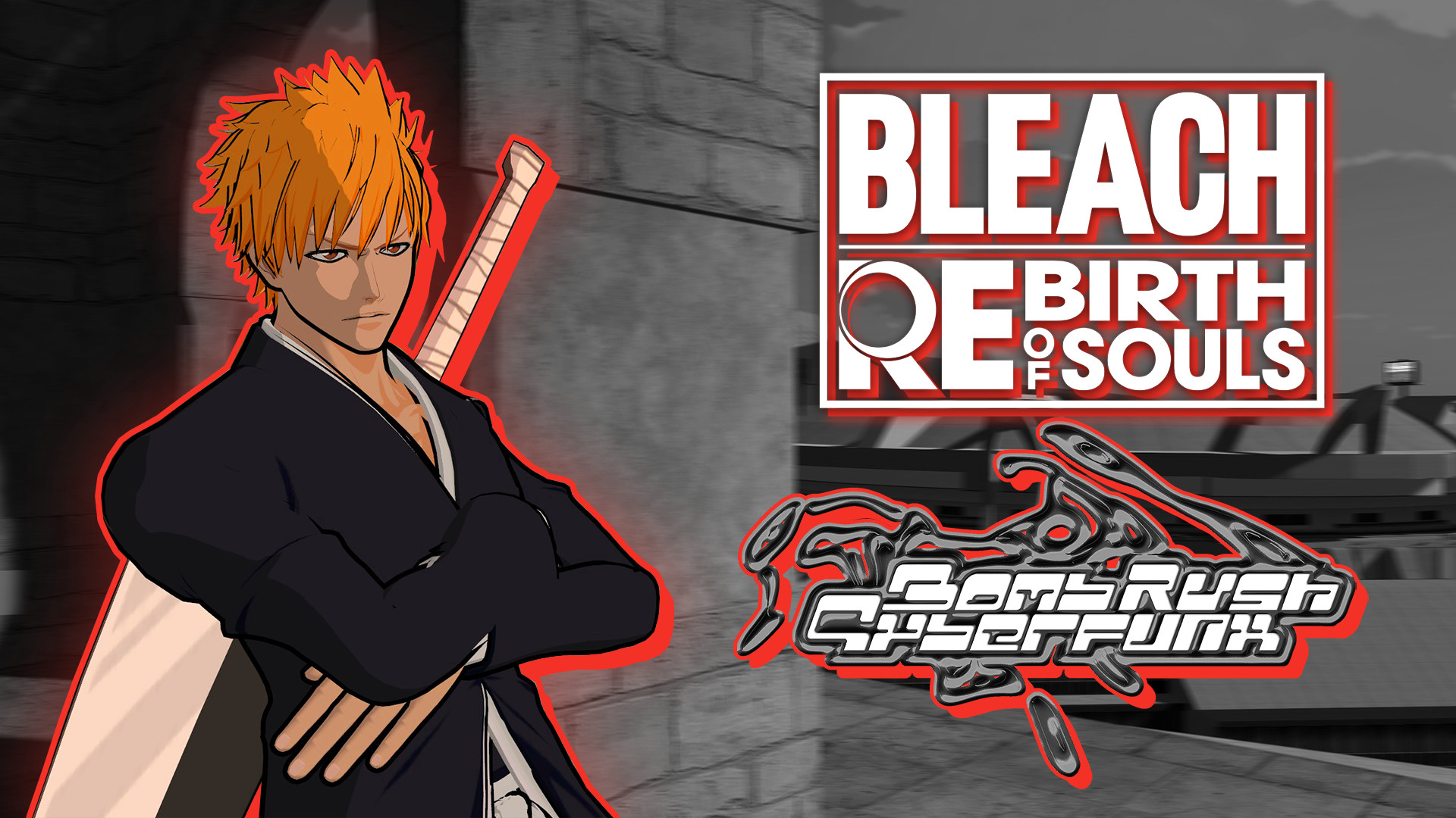 Ichigo Kurosaki (BLEACH Rebirth of Souls) Mod for Bomb Rush Cyberfunk ...