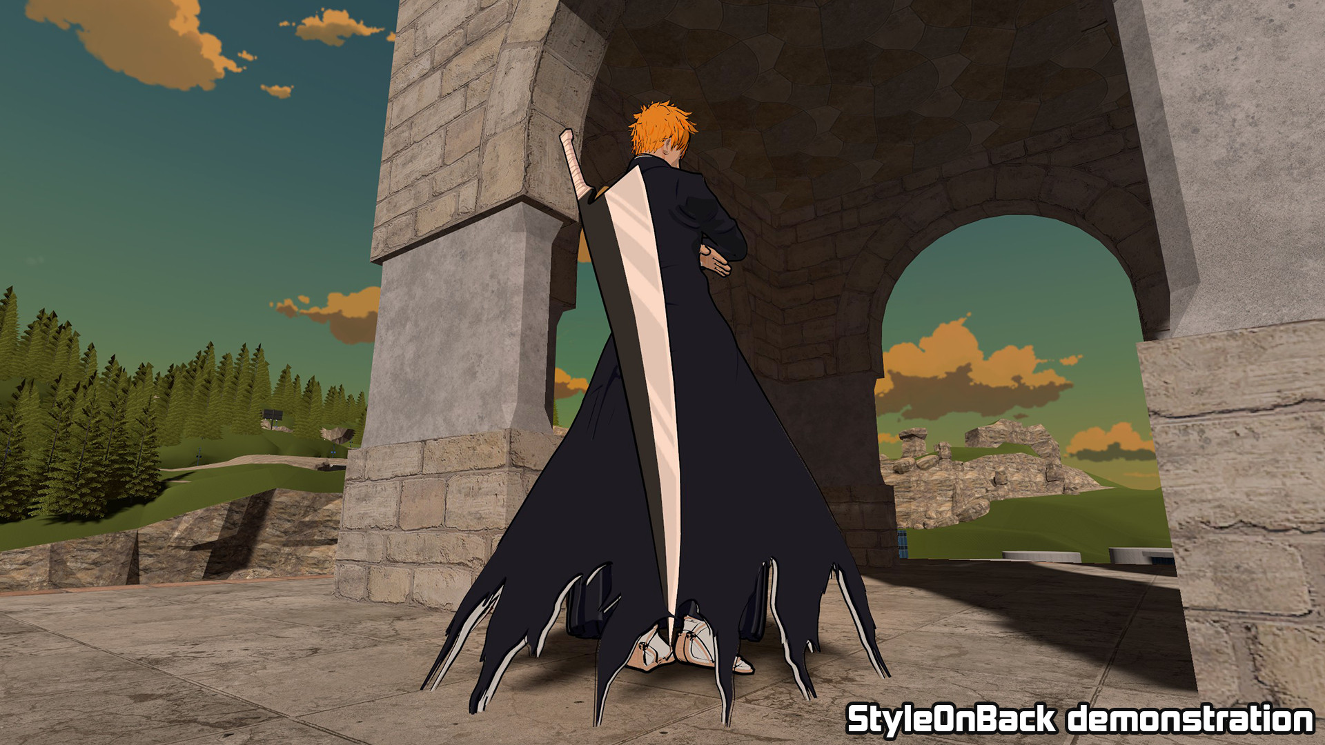 Ichigo Kurosaki (BLEACH Rebirth of Souls) Mod for Bomb Rush Cyberfunk ...