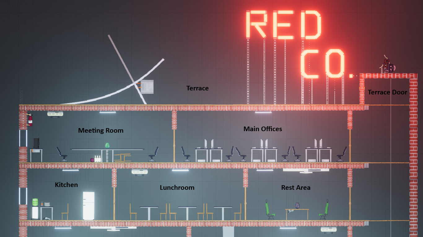 Red Corporations Mod for People Playground | PP Mods