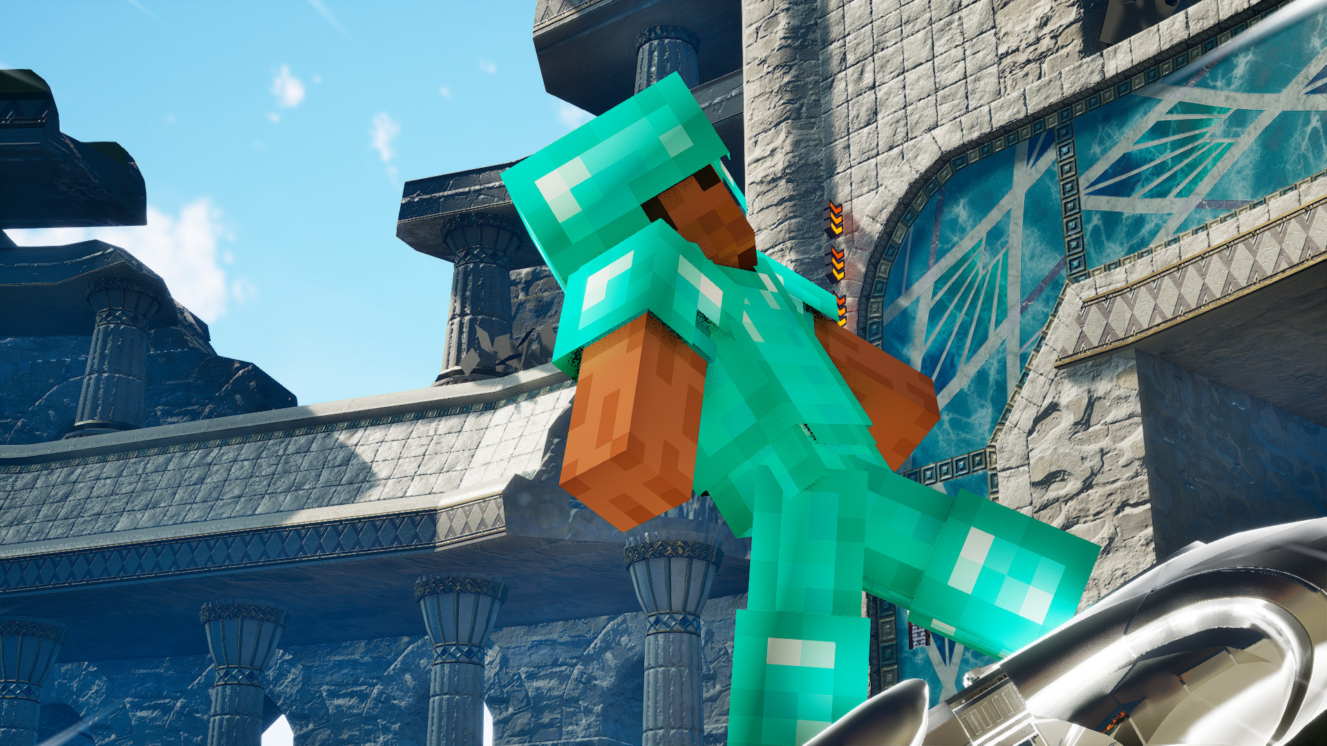 Classic Minecraft Steve And Alex (Now with armors) Mod for Sonic Racing ...