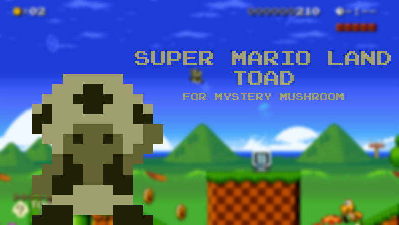 Super Mario Land Toad over Mystery Mushroom Mod for Boll Deluxe | BDX Mods