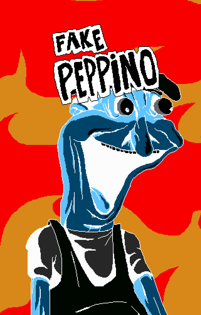 Photo-negative Fake peppino Mod for Pizza Tower | PT Mods