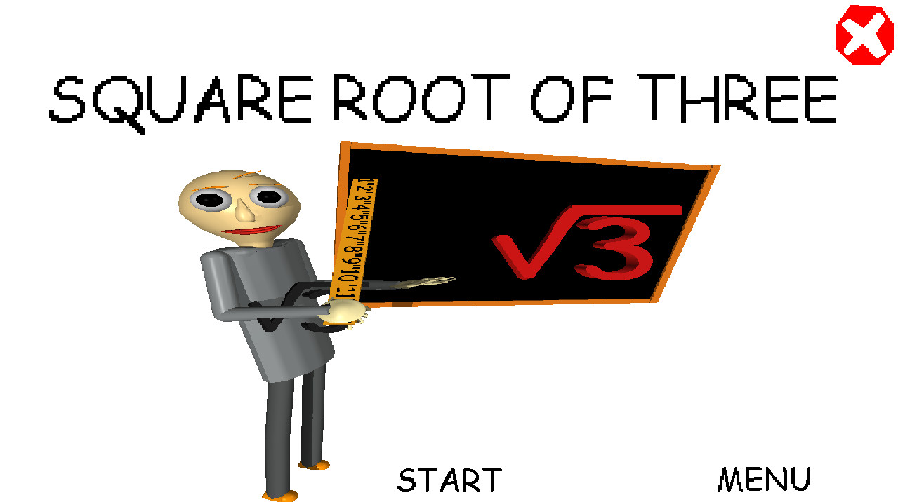 SQUARE ROOT OF THREE (V1.2 UPDATE) Mod for Baldi's Basics | Baldi Mods