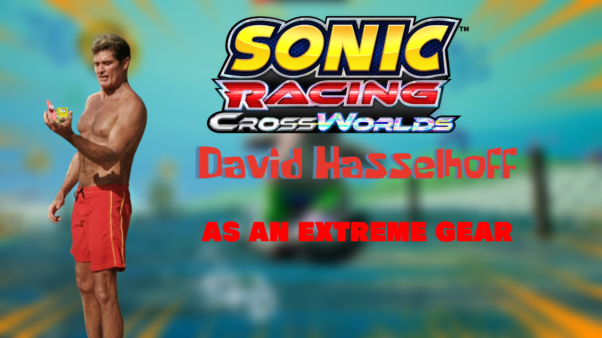 David Hasselhoff Mod for Sonic Racing: CrossWorlds | SR:CW Mods