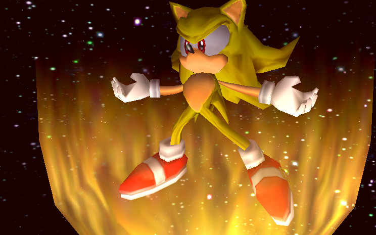 Super Sonic with Upward Quills Mod for Sonic Adventure 2 | SA2 Mods