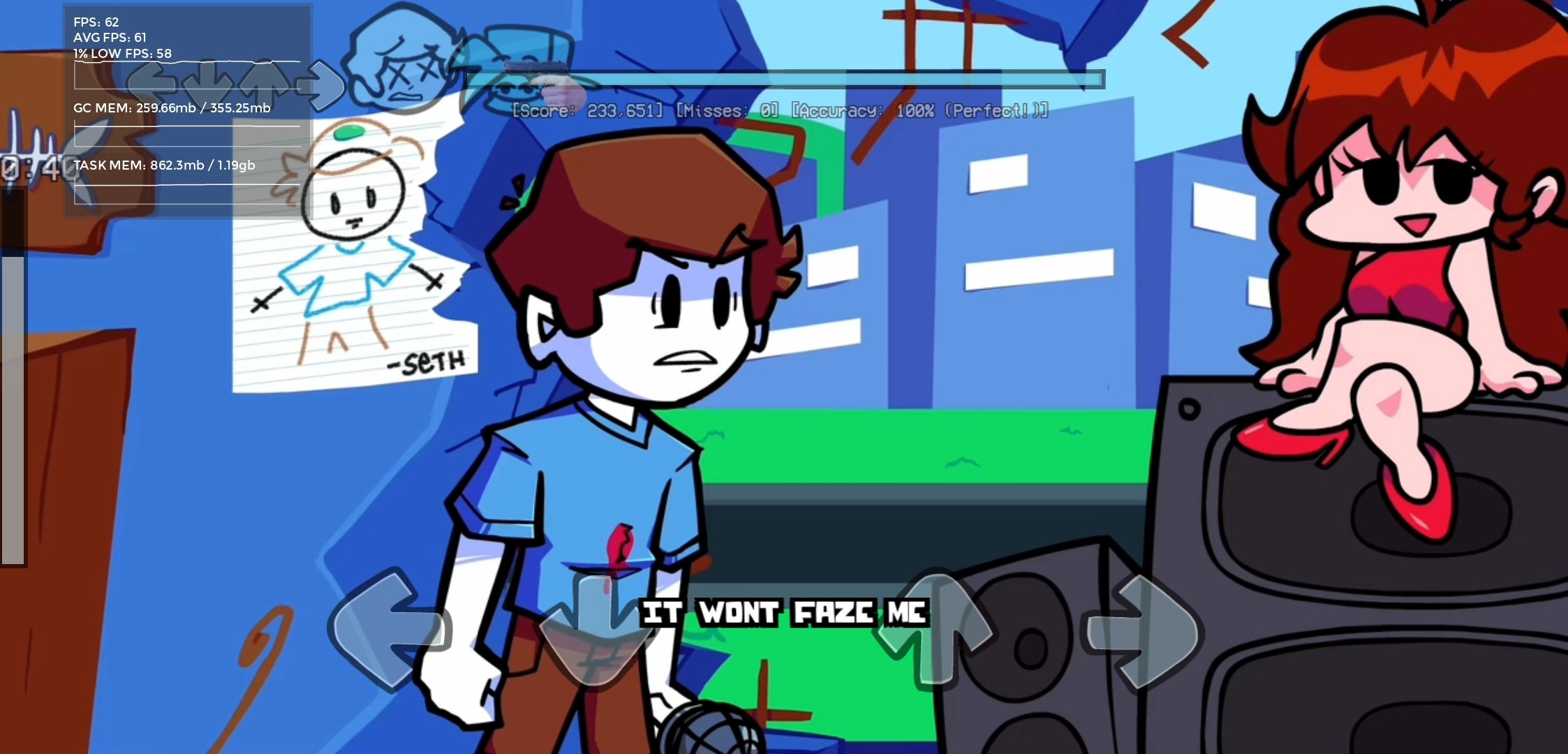 2hot BF Mix But NonsenseNH Mod for Friday Night Funkin' | FNF Mods