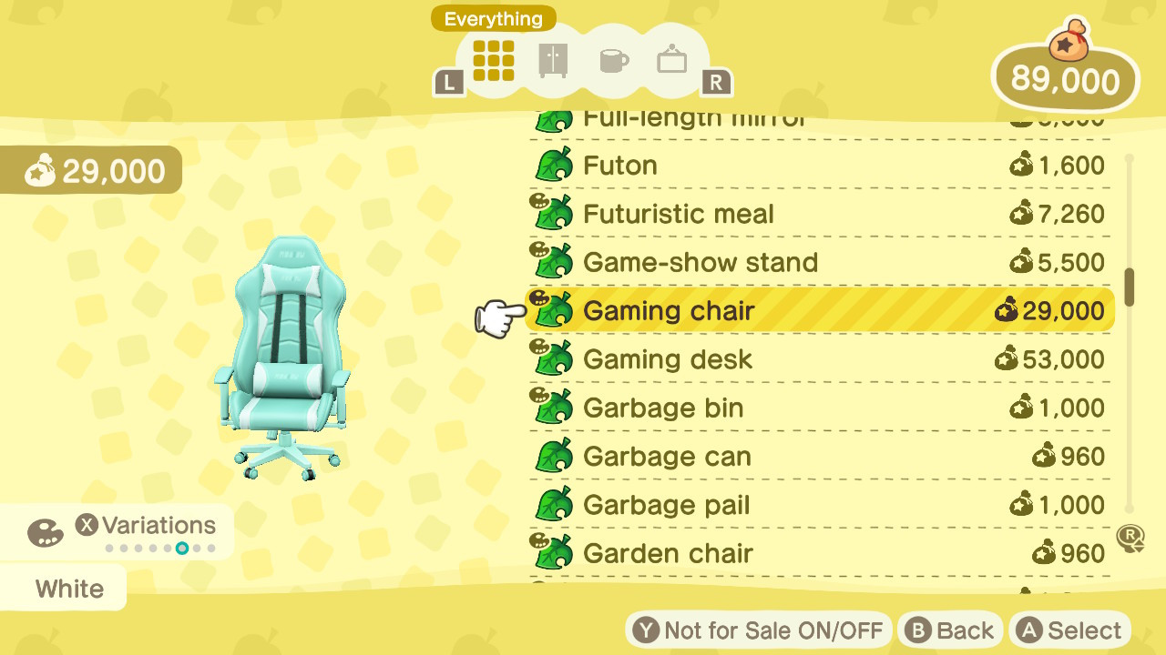 Pastel Gaming Desk + Chairs Mod for Animal Crossing: New Horizons ...